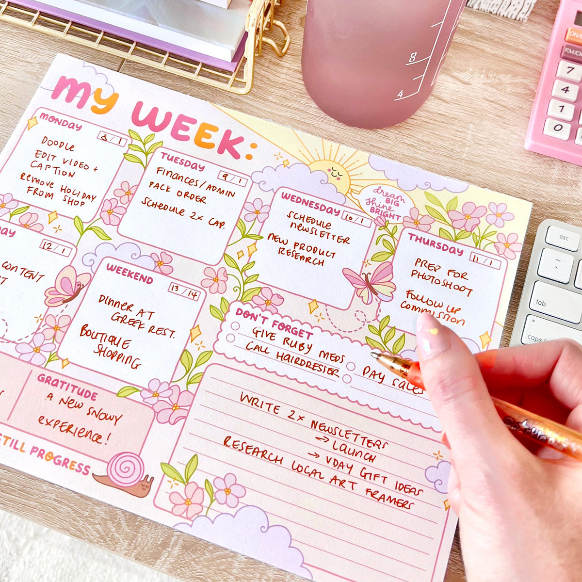 The Rosy Redhead | NOTEPAD: Weekly Sunshine